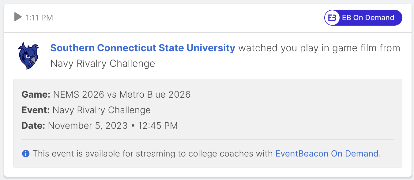 What Triggers a View Notification? – SportsRecruits